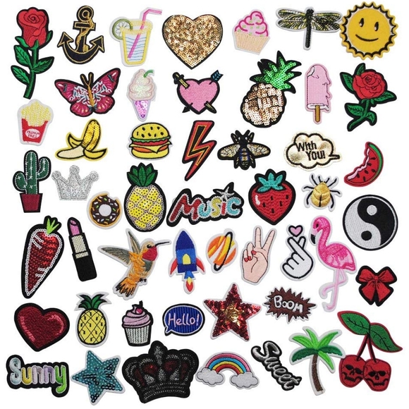 Accessories | 1 Iron On Patches Vsco Aesthetic 1 2 3 | Poshmark